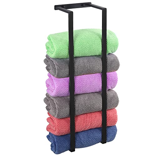 Cxshimi New Updated Towel Racks for Bathroom,Wall Mounted Towel Rack,Towel Holder Stainless Steel Rack for Bathroom Organizing of Washcloths Hand or Bath Towels,Wall Towel Storage for Bathroom