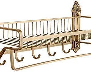 OMOONS Towel Rack Antique Towel Rack Brass Towel Rack Bathroom Towel Rack