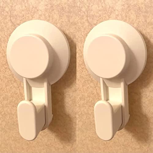 Ikea TISKEN Hook with Suction Cup, White(Pack of 2)