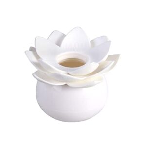 ultnice lotus cotton swab holder cotton swabs bud case small box toothpicks container storage box organizer jar white