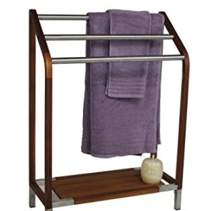 AquaTeak Sula Teak & Stainless Steel Towel Stand