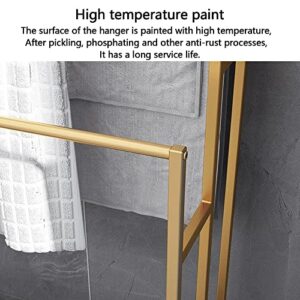 MOLIH Large Size Standing Towel Rack for Bathroom, Organizer Storage Blanket Floor Rack Pool Outdoor 3 Tier Metal Towel Holder Drying Rack