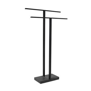 blomus towel stand menoto - black - titanium coated