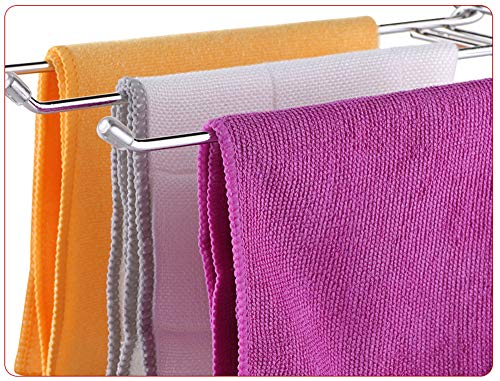 Z Fingertip Guest Towel Holder Free-Standing Bathroom Vanities Countertops, Foldable Stainless Steel Towel Rack to Store and Dry Small Towels