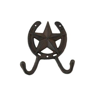 tg,llc treasure gurus metal horseshoe hook bathroom kitchen towel holder hat gear hanger western decor