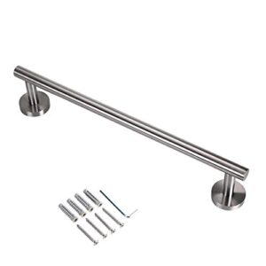 Sumnacon 16 Inch Towel Bar Towel Rod with Screws，Solid Wall-Mounted Stainless Steel Towel Rack Hanger Holder Organizer for Bathroom Kitchen, Silver