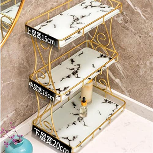 Washing Table Cosmetics Storage Toilet Countertop Multi-Layer Shelf Bathroom Wash Table Shelf