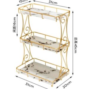 Washing Table Cosmetics Storage Toilet Countertop Multi-Layer Shelf Bathroom Wash Table Shelf