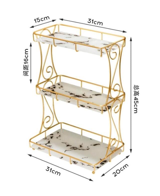 Washing Table Cosmetics Storage Toilet Countertop Multi-Layer Shelf Bathroom Wash Table Shelf