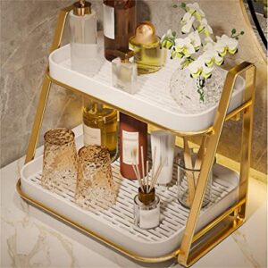 Double-Layer Desktop Dressing Table Rack Shelf Bathroom Countertop Sink Vanity Vanity Cosmetic Storage Box