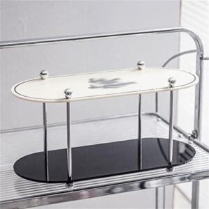 bathroom shower shampoo long double-layer single-layer glass shelf bathroom storage cabinet shelf