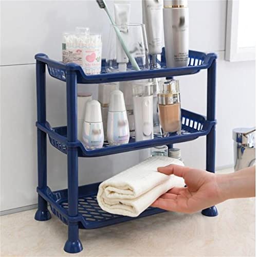 Storage Rack Countertop Supplies Floor-to-Ceiling Washbasin Toilet Storage Cabinet Washstand Rack