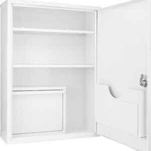 winbest Large Wall Mount Steel Medical Medicine Cabinet