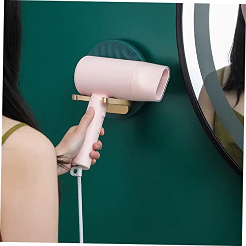 DOITOOL 2pcs Hair Dryer Holder Toilet Parts Decorative Shelf Brackets Decorating Tools Wall Hair Dryer Holder Wall Mount Broom Holder Hair Dryer Wall Self Wall-Mounted Rack Storage Rack