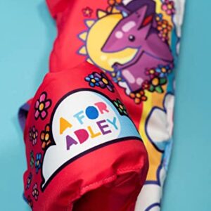 A For Adley Merch The Official Adley Ultimate Swimming Package with Three of Adleys Favorite Swimming Supplies The Adley Narwhal Towel, Adley Floaties and a Full Face Snorkie