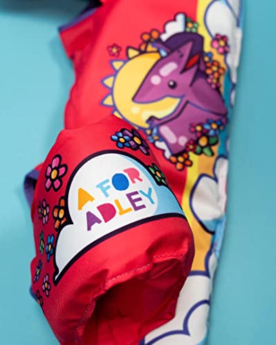 A For Adley Merch The Official Adley Ultimate Swimming Package with Three of Adleys Favorite Swimming Supplies The Adley Narwhal Towel, Adley Floaties and a Full Face Snorkie