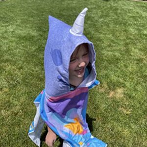 A For Adley Merch The Official Adley Ultimate Swimming Package with Three of Adleys Favorite Swimming Supplies The Adley Narwhal Towel, Adley Floaties and a Full Face Snorkie