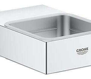 Grohe 40865000 Selection Cube Holder, Starlight Chrome