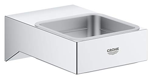 Grohe 40865000 Selection Cube Holder, Starlight Chrome