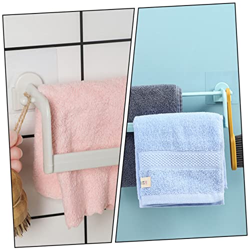 Veemoon Towel Rack Shelves for Storage Wall Mounted Washcloth Holder Hanger Stand 2pcs Towel Bar Rack Bathroom Towel Organizer Towel Shelf Wall Mounted Bathroom Towel Rod Double Bar Towel