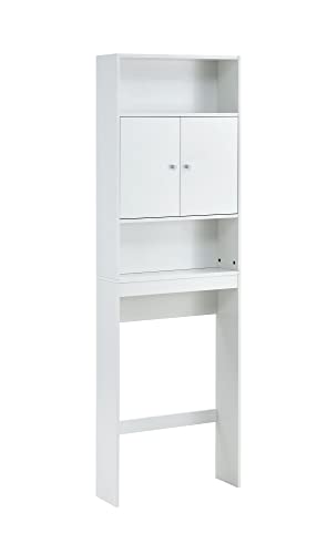 Bellemave Home Over-The-Toilet Storage Cabinet, Bathroom Space Saver, Bathroom Storage Cabinet Organizer,(White)