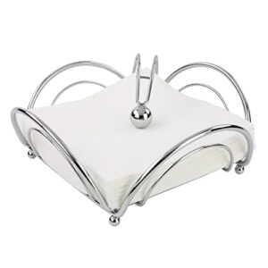 spectrum diversified flower napkin holder, chrome