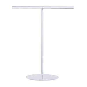 liuyoyo bathroom hand towel holder stand,t-shape acrylic standing hand towel holder,towel rack stand countertop towel holder tower bar for bathroom kitchen countertop