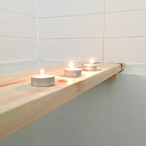 Bathtub Bench/Caddy Made from Hinoki Japanese Cypress Wood