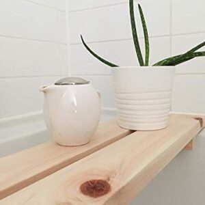 Bathtub Bench/Caddy Made from Hinoki Japanese Cypress Wood