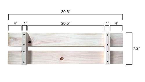 Bathtub Bench/Caddy Made from Hinoki Japanese Cypress Wood