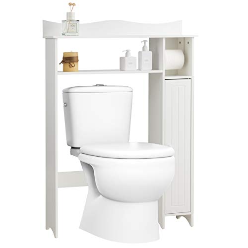 Casart Bathroom SpaceSaver Over-The-Toilet Storage Shelf Bathroom Storage Cabinet Organizer (42" Height)