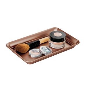 InterDesign Countertop Guest Towel Tray - Bathroom Vanity Organizer, Venetian Bronze