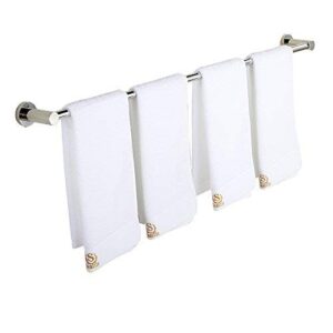 -shelf balcony bathroom towel rail,towel rack punch-free towel bar, towel rail, bathroom towel bar, bathroom accessories, single rod, stainless steel, multiple/100cm