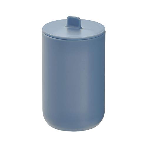 iDesign Cade Bathroom Accessories, 8 cm diameter x 13 cm, Dusty Blue