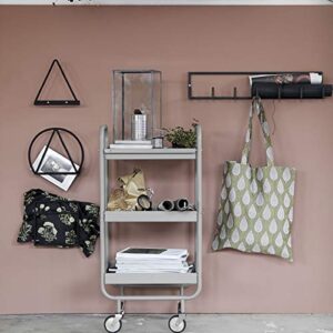 House Doctor Coathanger Rack, Black, 60 x 12 cm