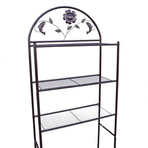 Gdrasuya10 3-Tier Over The Toilet Storage Rack Bathroom Organizer Shelf Space Saver,Bathroom Storage Over The Toilet Black