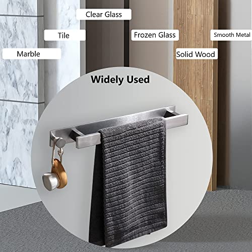 Towel Holder for Bathroom Wall, Stainless Steel Towel Rack Wall Mounted Bath Towel Holder Bathroom Towel Storage Towel Shelf for Rolled Bath Towels Hand Towels Washcloths in Bathroom Camper