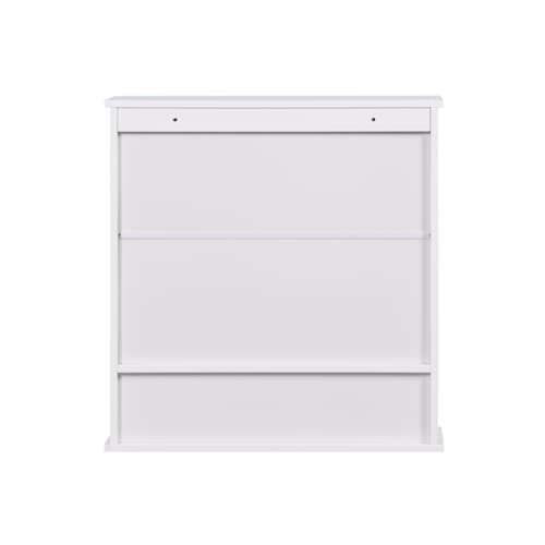 TANOOS Bathroom Cabinet, Wall Mounted Bathroom Cabinet with 2 Mirror Doors and Adjustable Shelf, Medicine Cabinets for Bathroom Laundry Room Kitchen, White