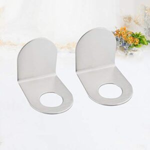 Cabilock 2 pcs Shampoo Holder Wall Mounted Stainless Steel Hand Shelf Shower Caddy Hanger for Bathroom Kitchen