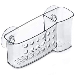 2 bath organizer shower caddy bathroom storage basket soap holder suction cups