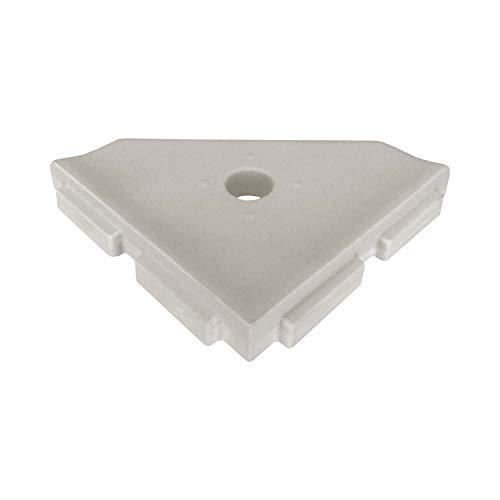 Questech Décor 8 Inch Corner Shower Shelf and 5 Inch Shower Caddy Soap Dish, Geo Lugged Back for New Construction, Wall Mounted Bathroom Shower Organizer, Gray Matte