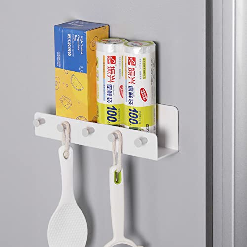 Bathroom Shelf Wall Mounted Shower Shampoo Storage Rack Punch-free Organizer Bag Key Holder No Drilling Floating Shelves wall mounted shelf with hooks