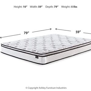 Signature Design by Ashley, Bonnell 10 Inch Gel Foam Firm Pillowtop Mattress, Queen