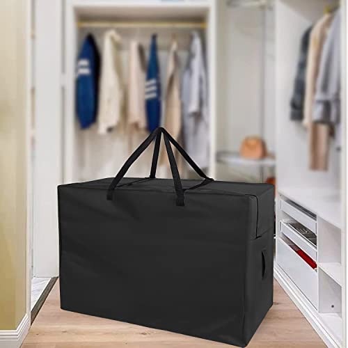 Andacar Folding Mattress Storage Bag for Tri-Fold Mattress, Fits Up for Queen 6 Inch Mattress Folding Mattress Bag - 58 X26 X18 Inches