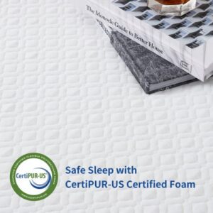 Opoiar Queen Mattress, 8 Inch Memory Foam Mattress in a Box Queen Size,Medium Firm Cooling Gel Infused Mattress for Sleeping,Pressure Relieving,Breathable Removable White Cover,CertiPUR-US Certified