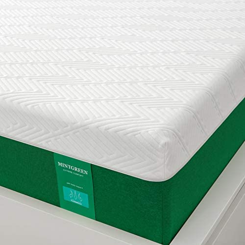 mintgreen Queen Mattress, 8 inch Gel Memory Foam Mattress with CertiPUR-US Certified Foam Bed Mattress in a Box for Sleep Cooler & Pressure Relief, Queen Size Mattress