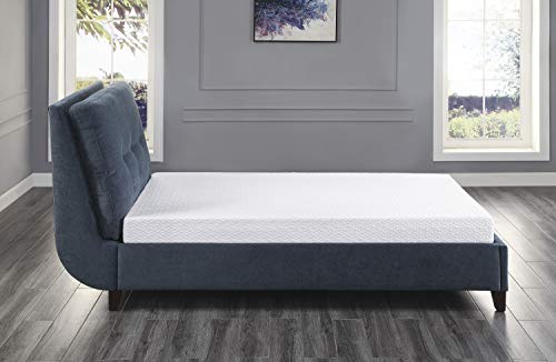 Lexicon Nocturne 6-Inch Gel Infused Memory Foam Mattress, Twin, White