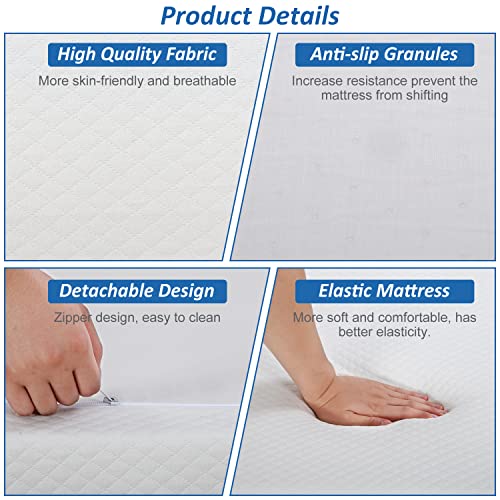 Hudada Twin Mattress, 8 Inch Gel Memory Foam Mattress CertiPUR-US Certified Foams, Cool Sleep & Pressure Relief, Medium Firm Mattresses, Mattress-in-a-Box, Twin Size