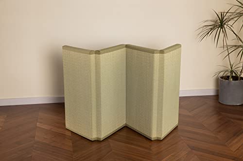 MustMat Tatami Mat Thick Japanese Floor Mattress Rush Grass Tatami Bed Twin 35.4" x 78.7" x 1.8"