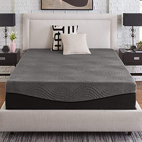 Slumber Solutions Active 14-inch Charcoal Memory Foam Mattress King